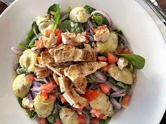 This spinach chicken salad proves healthy eating doesn't have to be punishment&mdash;it can be a celebration on a plate.