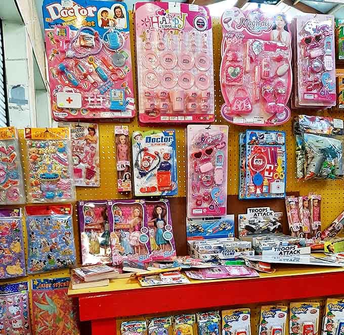 Toy displays that trigger instant nostalgia&mdash;where doctor kits and princess sets compete for attention from both wide-eyed kids and reminiscing adults.