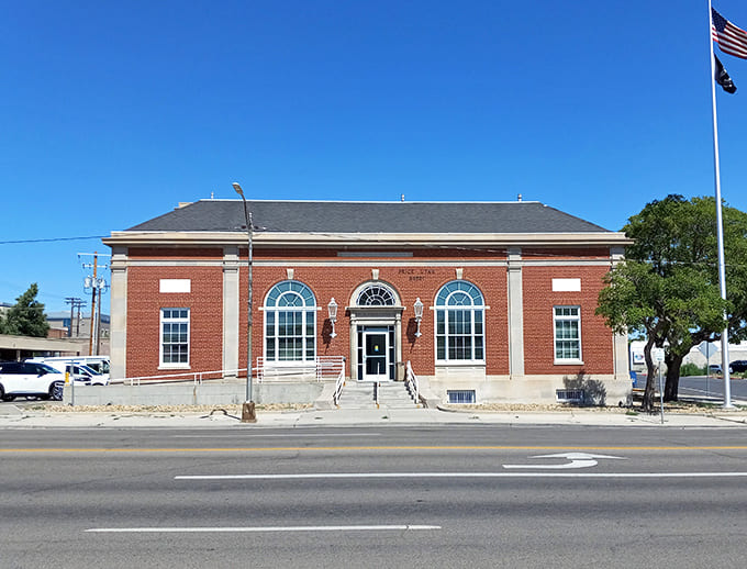 The historic Post Office building stands as a testament to Price's enduring charm and architectural heritage.