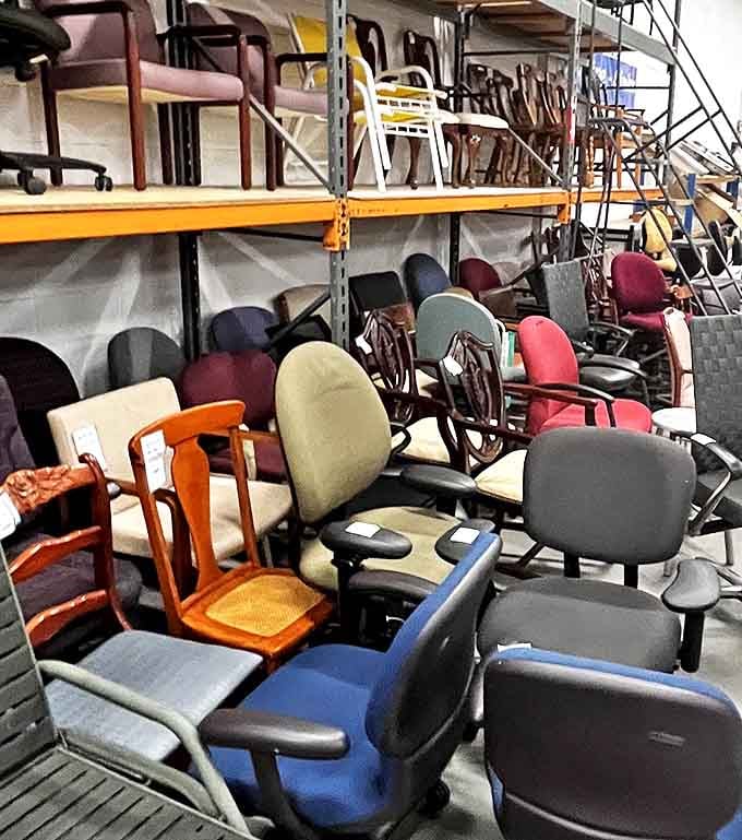 Office chair paradise or the world's most colorful waiting room? Either way, your work-from-home setup is about to get a serious ergonomic upgrade.