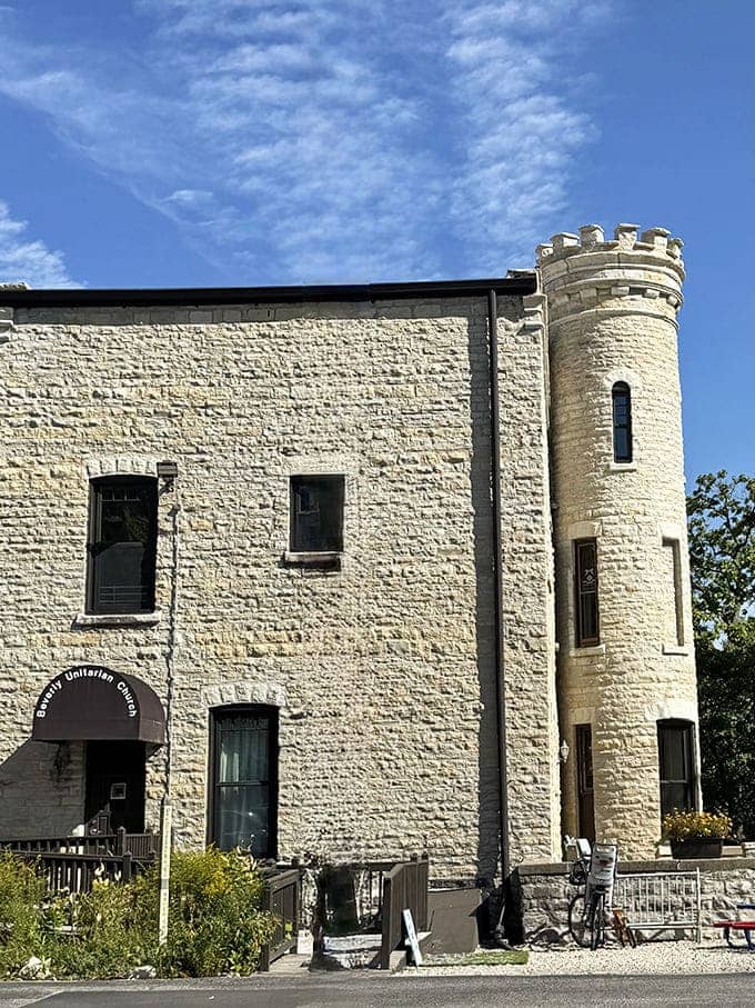 The Beverly Unitarian Church has been the castle's caretaker since 1941&mdash;turning fantasy architecture into spiritual sanctuary.