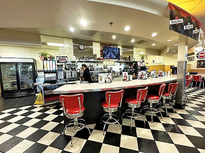 The counter &ndash; where solo diners become breakfast philosophers and servers perform the sacred ritual of endless coffee refills.