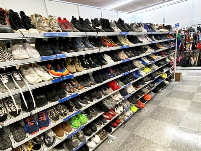 Shoe nirvana! From beach-ready flip-flops to hiking boots that have probably never seen Hawaiian soil&mdash;footwear for every island adventure.