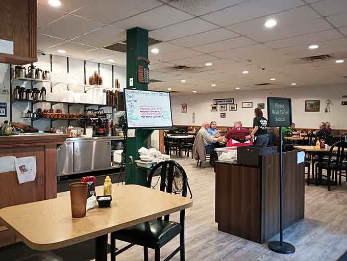 Where magic happens &ndash; the counter area combines efficiency with that warm, personal service that chain restaurants try but fail to replicate.