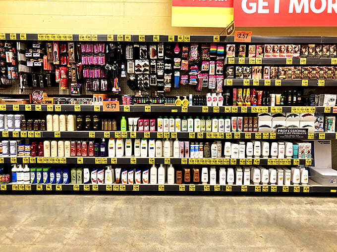 The beauty aisle &ndash; where name-brand shampoos and personal care items appear at prices that make you question reality.