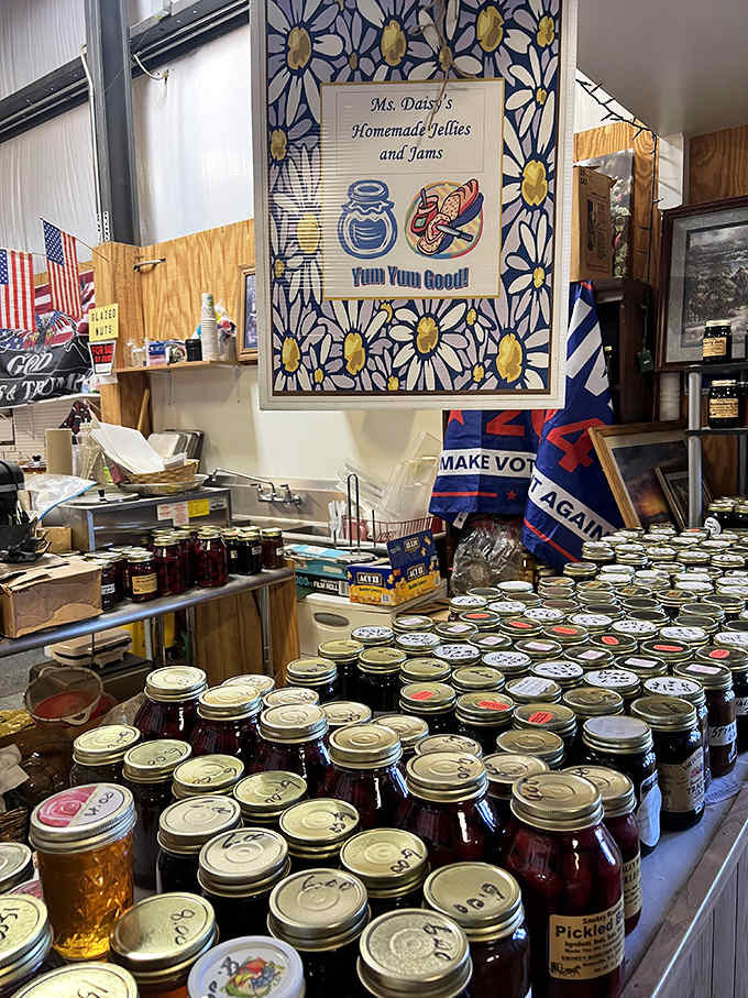 Ms. Daisy's homemade jellies and jams&mdash;where Tennessee summers are captured in glass jars and grandma's recipes live on forever.