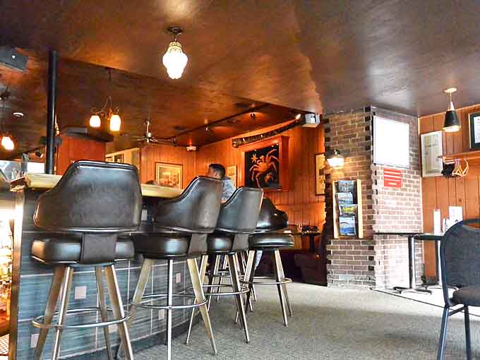 The bar area&mdash;where strangers become friends and friends become family over perfectly mixed drinks and shared stories.