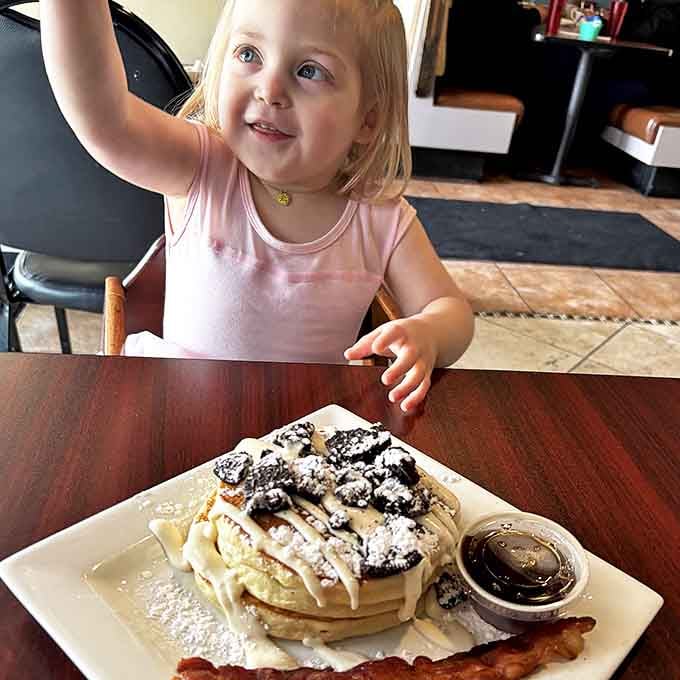 Even the youngest diners become breakfast connoisseurs here&mdash;that stack of pancakes is about to create a core memory.