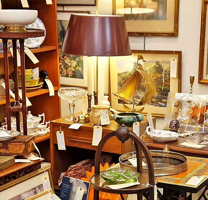 That brass sailboat lamp isn't just lighting&mdash;it's a conversation piece that will have dinner guests asking, "Where did you find that?"