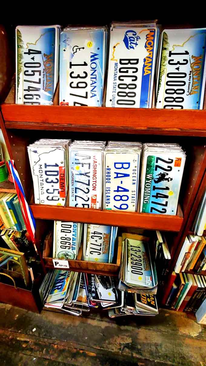 License plate heaven! Each Montana plate represents not just a vehicle, but an era, a family, and countless road trip stories.