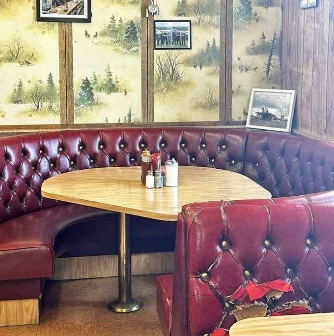 These booths have cradled more family celebrations, heart-to-hearts, and food comas than any therapist's couch in Albuquerque.