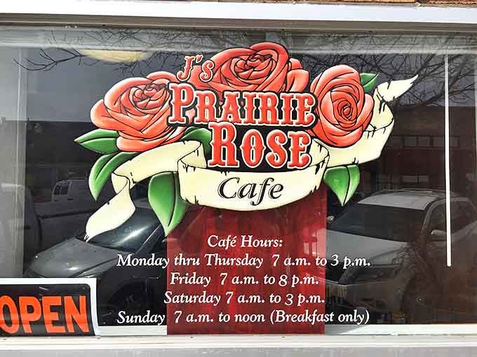 The window sign reveals the sacred hours when breakfast nirvana is available &ndash; information more valuable than stock tips or lottery numbers.