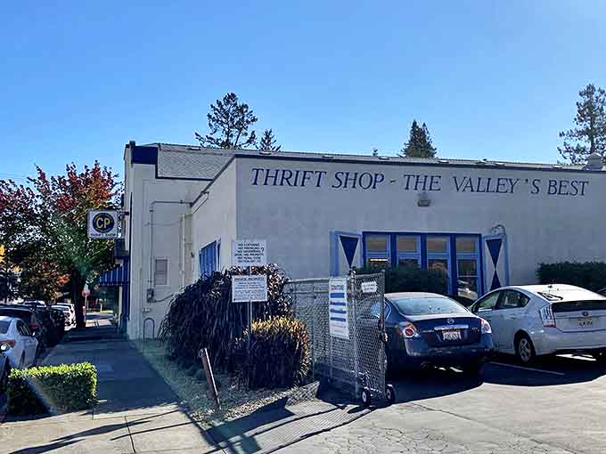 "The Valley's Best" &ndash; a bold claim backed by years of serving Napa's bargain hunters in this unassuming blue-trimmed building.