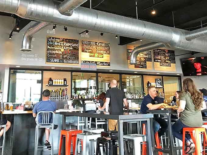 The bar where burger dreams come true. Those taps aren't just dispensing beer&mdash;they're pouring liquid happiness to complement your meal.