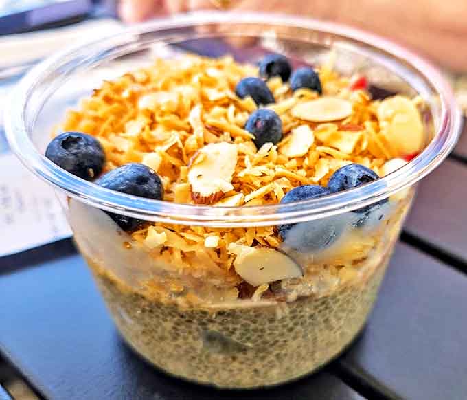 For those who prefer their breakfast virtuous yet indulgent. This chia bowl proves healthy eating doesn't have to taste like punishment.
