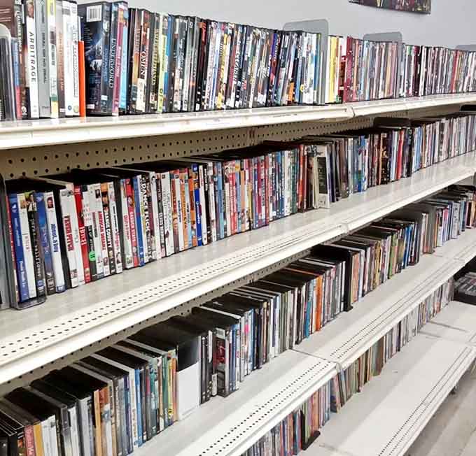 The DVD section &ndash; where physical media refuses to die. Find that obscure film Netflix doesn't stream or rediscover why you loved "The Princess Bride" in the first place.