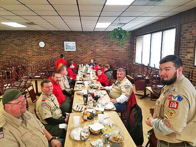 Where community happens – from Scout troops to church groups, these tables have hosted more local stories than the Spartanburg newspaper.