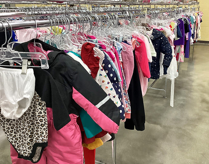Kids' clothes galore, because growing children and full-price retail are natural enemies. Stock up before they outgrow everything by next Tuesday.
