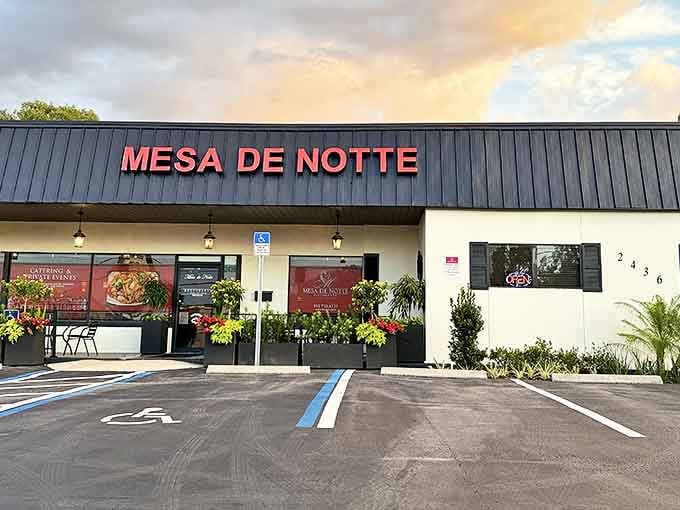 Mesa de Notte brings a taste of Mediterranean flair to Ocala's dining scene. The hanging plants outside are almost as fresh as the ingredients inside.