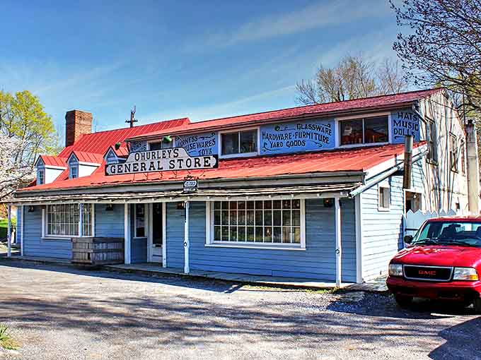 O'Hurley's General Store stands as a cheerful time capsule, offering the authentic small-town shopping experience that big box stores try to manufacture.
