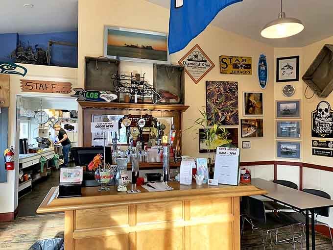 Where the magic happens &ndash; the order counter where dreams of perfectly fried seafood begin their journey from kitchen to your eagerly waiting taste buds.