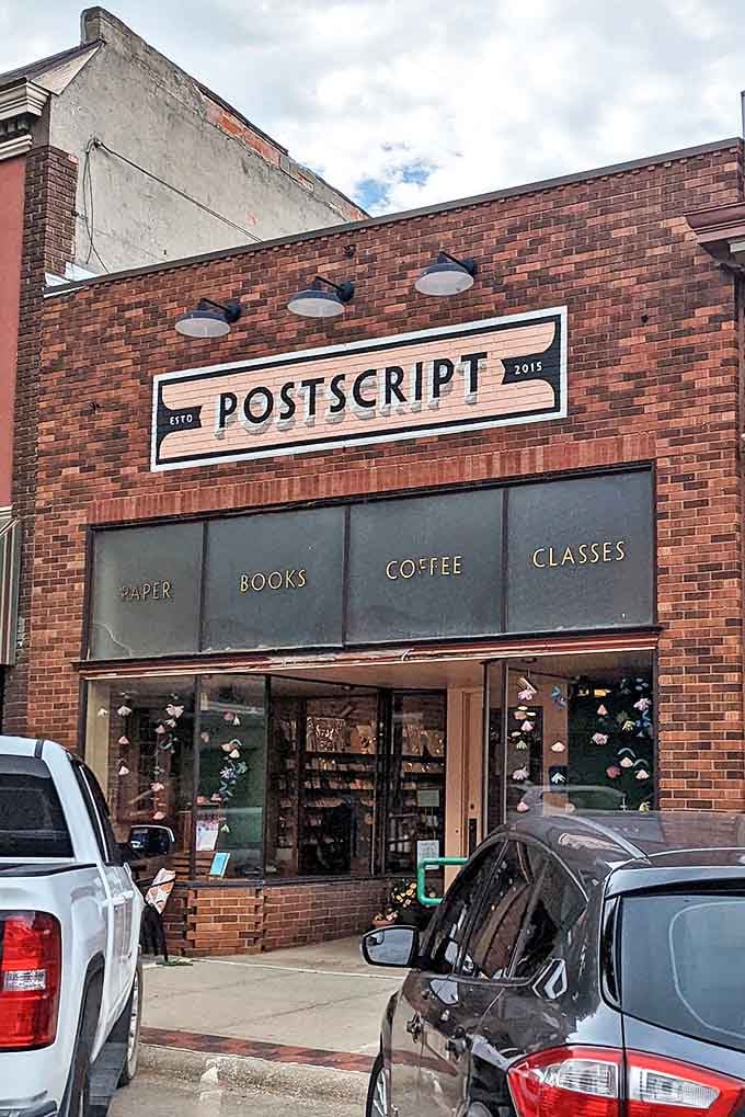 Postscript combines books, coffee, and classes in a brick-fronted haven that makes Amazon's algorithm look decidedly impersonal by comparison.