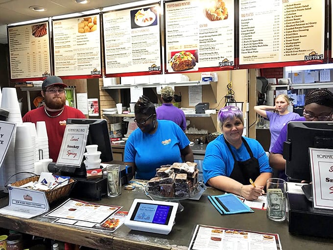 The real magic makers &ndash; a team that transforms humble ingredients into the smoky, spicy treasures that keep the parking lot full.