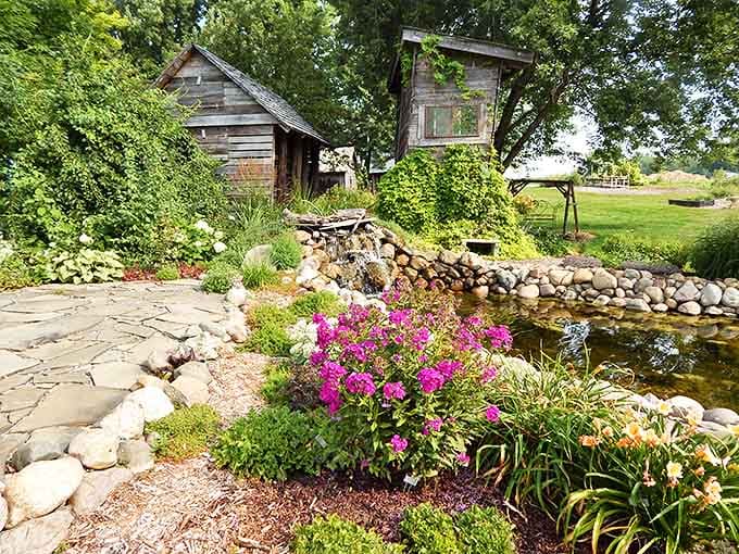 Stone Cottage Gardens looks like it escaped from a fairytale, where flowers bloom and stress doesn't dare enter the gate.