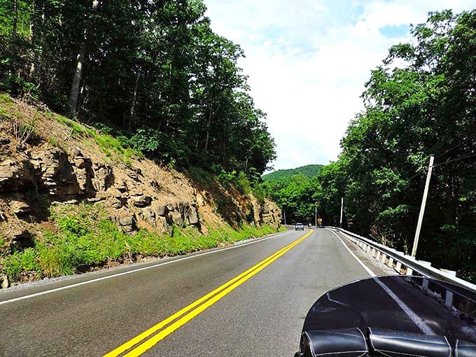 A road that whispers, "Slow down, the emails will wait," as it cuts through rock formations older than your favorite comfort food recipe.
