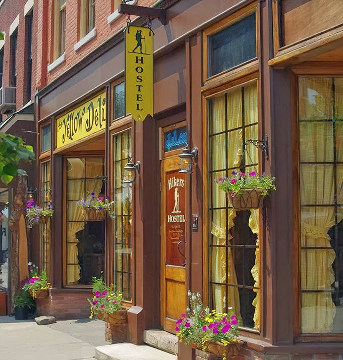 Not your average hotel experience. The Yellow Deli Hostel offers hikers and travelers a quirky, welcoming respite from the trail.