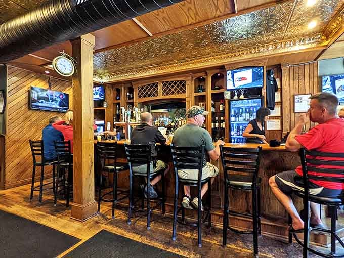The bar where everybody might not know your name when you arrive, but they probably will by the time you leave. Conversations here flow smoother than the draft beer.