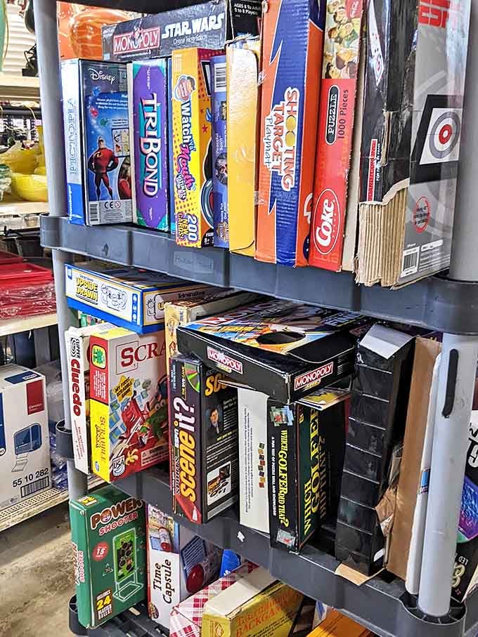 Board game bonanza! Nothing says "family night" like discovering someone already solved the murder in a secondhand Clue box.