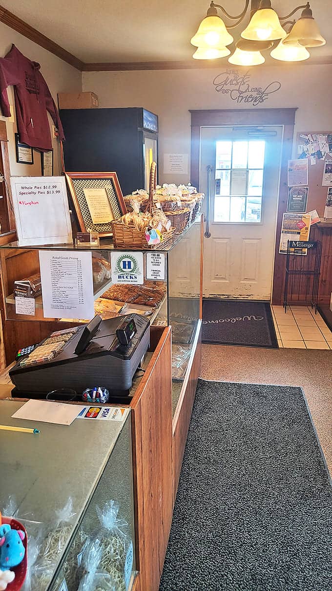 The bakery counter &ndash; gateway to pie paradise. Where decisions get tough and diets go to die with dignity and satisfaction.