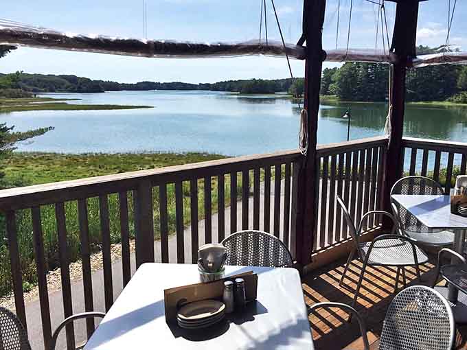 Dining with a view that rivals the food for attention. Maine's natural beauty serves as the perfect backdrop for seafood feasts.