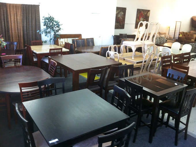 Dining table democracy&mdash;from farmhouse chic to mid-century modern, your perfect family gathering spot is waiting somewhere in this forest of furniture.