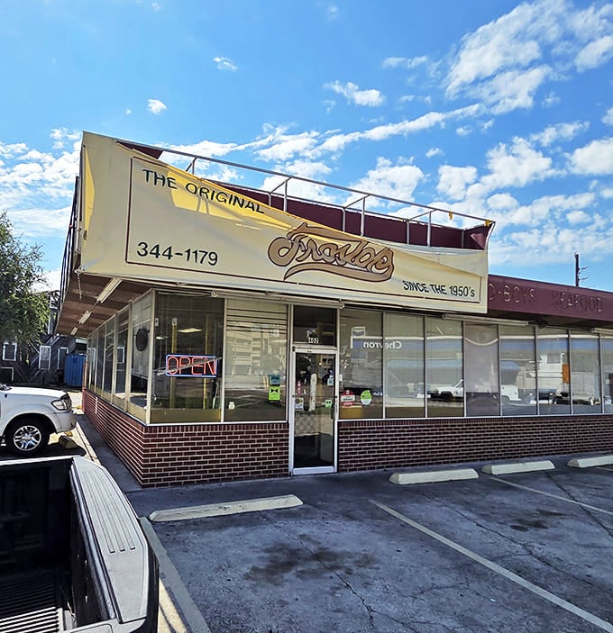 The entrance beckons with promises of comfort food and prices that won't make your wallet wince&mdash;a combination rarer than a perfect souffl&eacute;.
