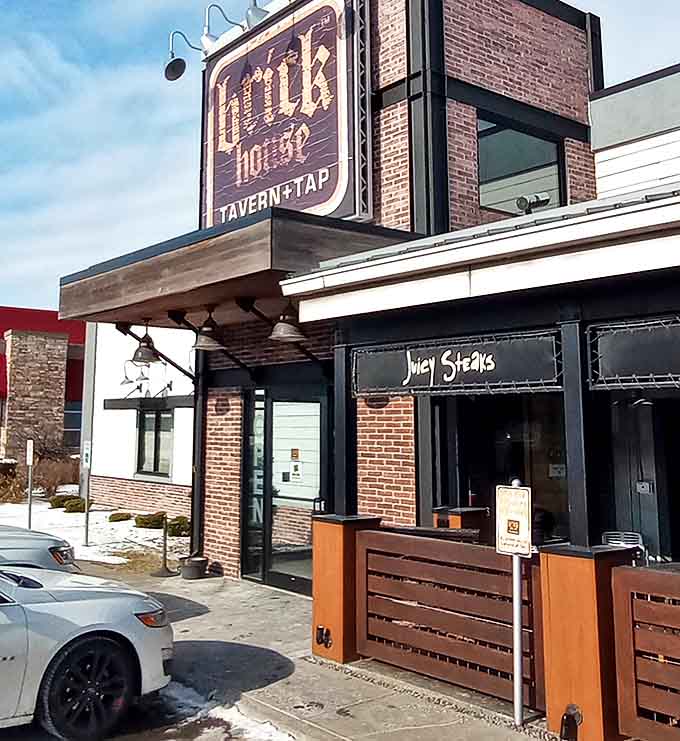 The entrance promises "Juicy Steaks" &ndash; two words that have launched a thousand dinner plans throughout Western New York.