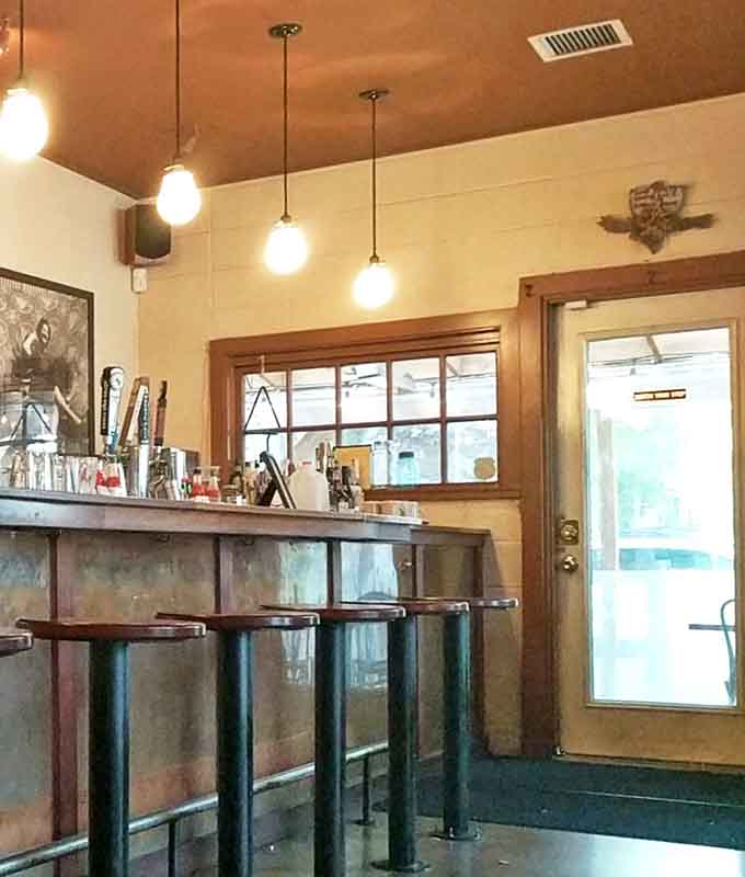 Even the bar seating offers a front-row view to the liquid artistry that complements Screen Door's celebrated cuisine.