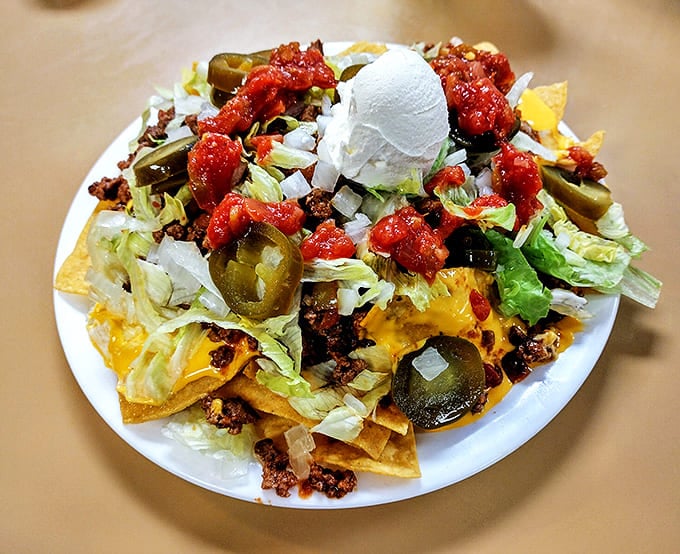 These loaded nachos aren't trying to be authentic&mdash;they're trying to be delicious, and they're succeeding spectacularly.