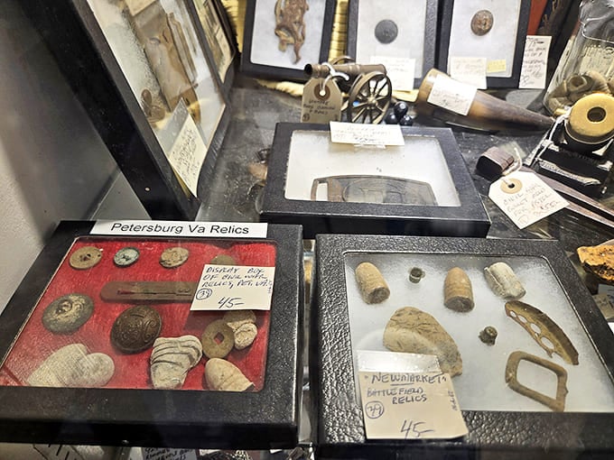 Civil War relics and battlefield artifacts&mdash;tangible pieces of Virginia history that connect us to the past.