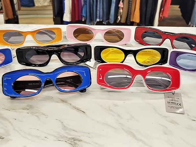Retro sunglasses that channel your inner celebrity. Whether you're dodging paparazzi or just the Ohio sun, these frames have you covered.