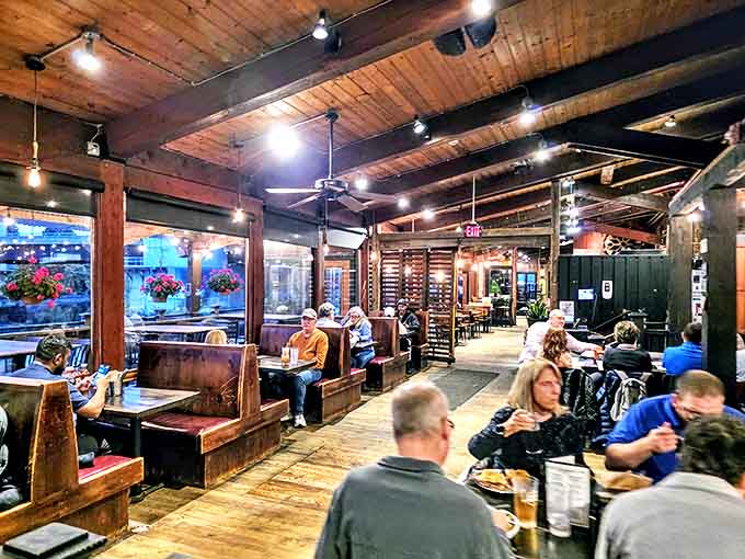 Where strangers become friends over shared plates and sauce-stained napkins—the dining room hums with the universal language of "mmm."