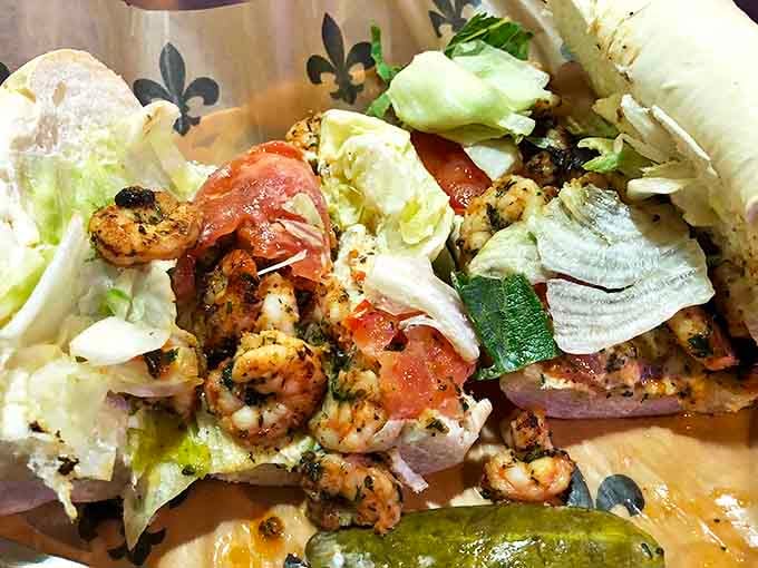 The shrimp po'boy &ndash; where Louisiana's seafood bounty meets French bread in a sandwich that makes you question why you'd eat anything else.