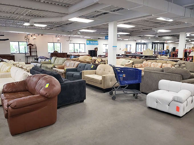 Sofa city, population: endless possibilities. From leather loungers to fabric sectionals, your perfect Netflix marathon companion awaits discovery.