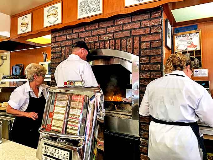 The staff works with the choreographed precision of a ballet company, except the end result is much more satisfying than Swan Lake&mdash;it's lunch!