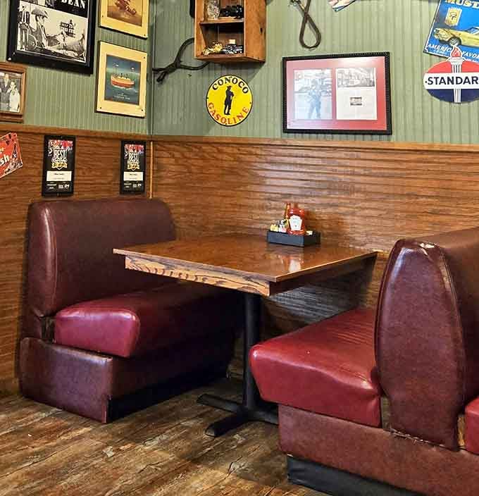 A cozy booth that's witnessed countless first dates, family celebrations, and regular Tuesday night dinners when nobody felt like cooking at home.