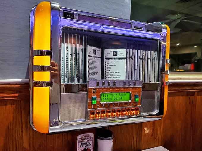 The tabletop jukebox &ndash; a musical time machine offering three songs for a quarter. When was the last time anything cost a quarter?