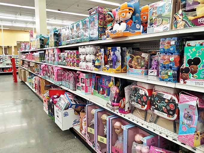 The toy aisle: where grandparents become heroes and parents stretch birthday budgets further than they thought humanly possible.