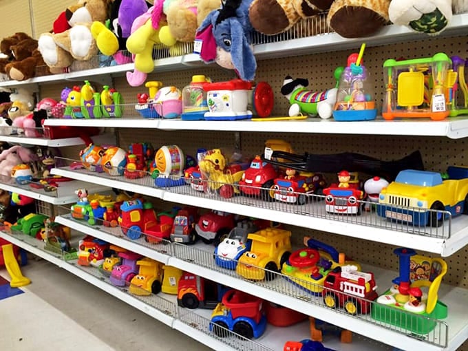 Toy story! This colorful collection of pre-loved playthings would make any keiki smile&mdash;and any grandparent's wallet breathe easier.