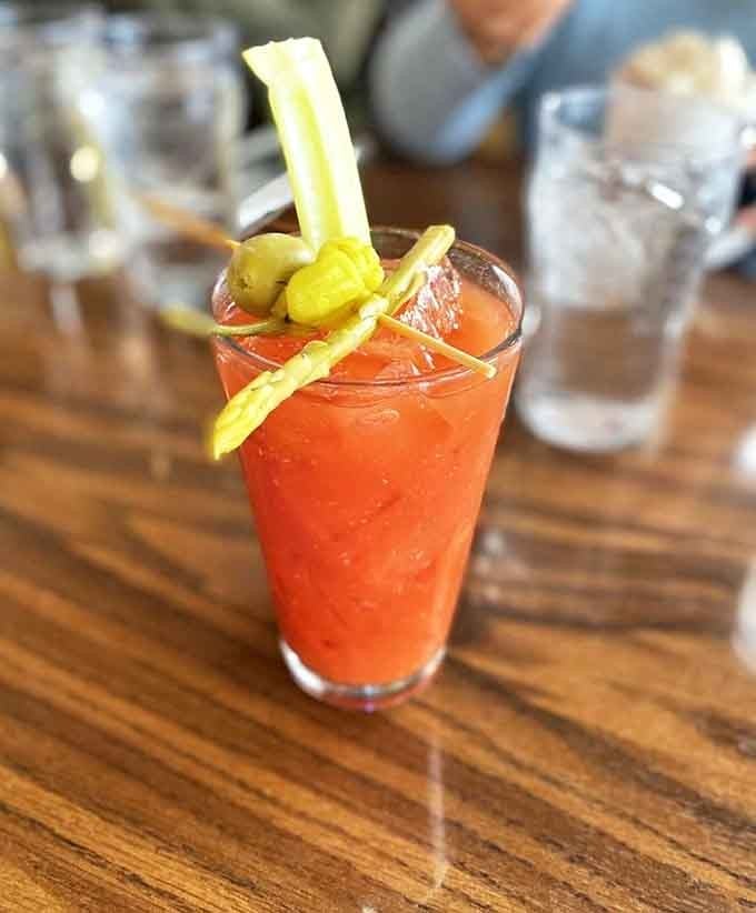 This Bloody Mary isn't just a drink&mdash;it's a spicy, savory work of art that makes "hair of the dog" sound downright sophisticated.